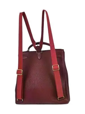 Hermès Kelly A Dos Gm Leather Backpack - Red
