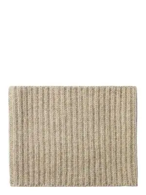 LEMAIRE Neck Warmer Alpaca And Yak Wool Blend - Beige / Oat
