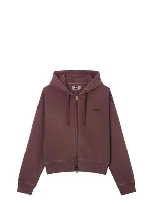 Izzue Logo-embroidered Zip-up Hoodie - Red