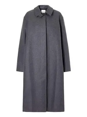 Studio Nicholson Ria Melton Wool-blend Coat - Charcoal