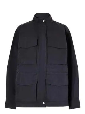 Studio Nicholson Vista Shell Drawstring Jacket - Black