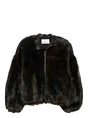 THE FRANKIE SHOP Fur Bomber Jacket