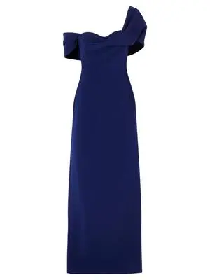 CAROLINA HERRERA An Elegant Long Blue Dress