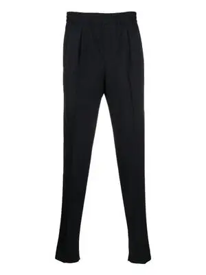 Zegna Pleated Casual Pants - Black