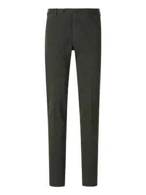 PT TORINO Trousers With Belt Loops - Forest Green