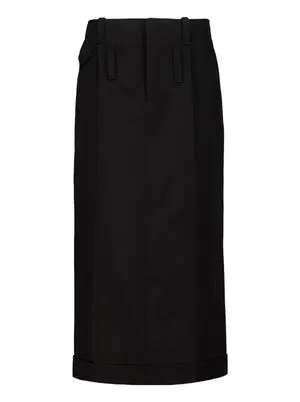 Marni Belted Skirt - Black