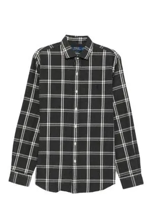 Polo Ralph Lauren Check-pattern Cotton Shirt - Dark Grey