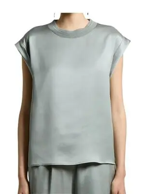 Peserico Short Sleeve Crewneck T-shirt - No