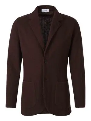 LARDINI Herringbone-knit Jacket