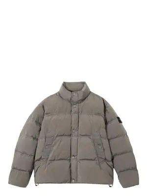 Stone Island Stand Collar Down Jacket - Grey