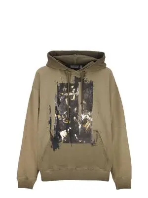 Off-White Graphic-print Hoodie - Brown