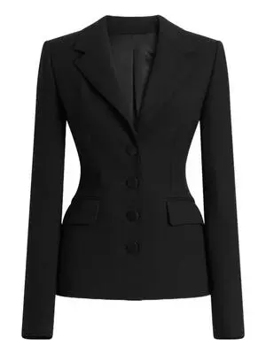 Dolce & Gabbana Double Wool Crêpe Jacket - Black