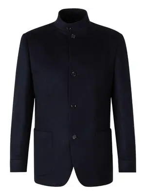 LARDINI Single Breasted Jacket - Midnight Blue