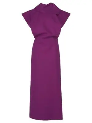 Issey Miyake Calligraph Dress - Purple