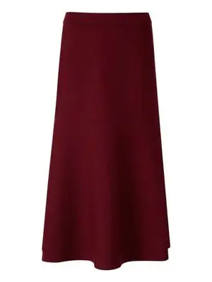 SIMKHAI Ribbed-knit Wool Midi Skirt