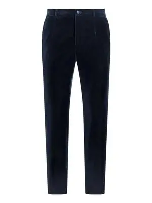 Dolce & Gabbana Velvet Trousers - Blue