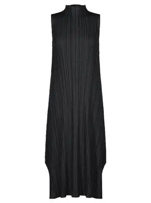 Issey Miyake Mellow Pleats Dress - Black