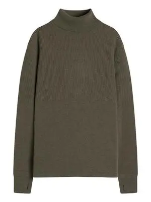 Barbour X Norbit Funnel Neck Jumper - Olive