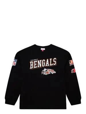 Mitchell & Ness Cincinnati Bengals Big & Tall Training Camp Long Sleeve T-shirt - Black