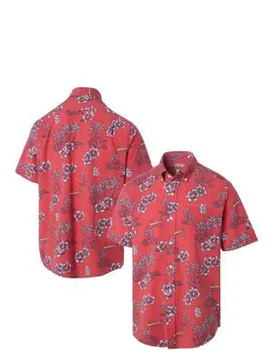 Reyn Spooner St. Louis Cardinals Big & Tall Kekai Performance Tri-blend Button-down Shirt - Red