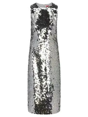 SIMONMILLER Baz Sequin-embellished Midi Dress