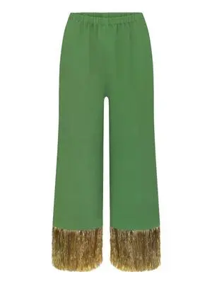 SIMONMILLER Nella Fringe-trim Trousers