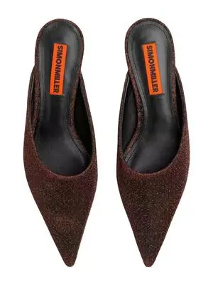SIMONMILLER Arrow Mules Brown