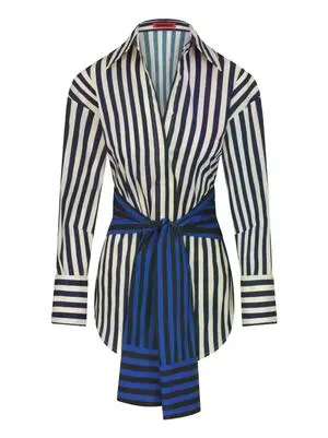 SIMONMILLER Inna Poplin Tie-waist Shirt