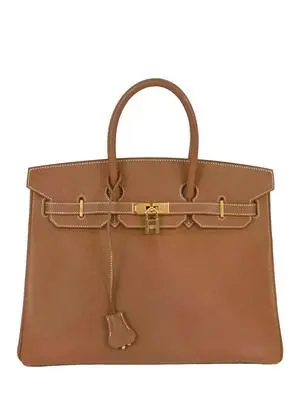 HERMÈS 2002 35 Birkin Courchevel Leather Tote Bag