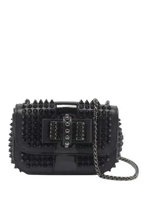 CHRISTIAN LOUBOUTIN Sweet Charity Spiked Crossbody Bag - Black