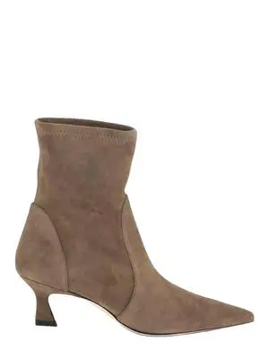 STUART WEITZMAN Vinnie Suede Ankle Boots