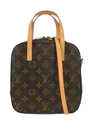 LOUIS VUITTON Monogram Spontini Patterned Shoulder Bag - Brown