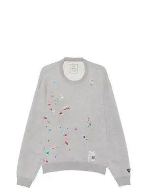 Mihara Yasuhiro Sticker-print Sweatshirt - Grey