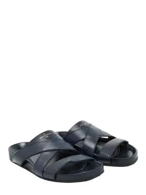 LOUIS VUITTON Mirabeau Epi Leather Sandals - Blue