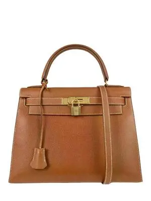 Hermès 1994 28 Kelly Sellier Handbag - Brown
