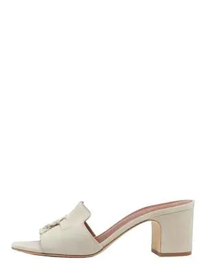Loro Piana Summer Charms Walk Suede Sandals - Neutrals