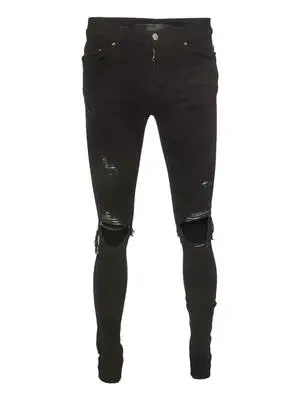 AMIRI Striped Distressed Jeans