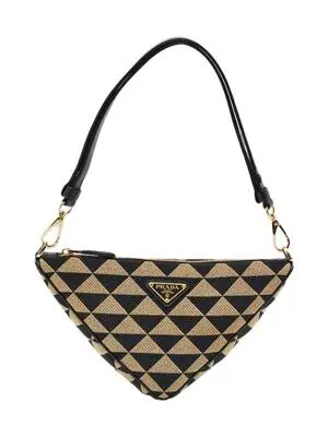 PRADA Symbole Triangle Shoulder Bag
