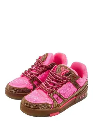 LOUIS VUITTON Trainer Low-top Sneakers - Pink