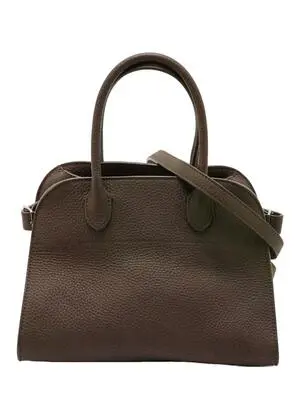 THE ROW 10 Soft Margaux Leather Tote Bag - Brown