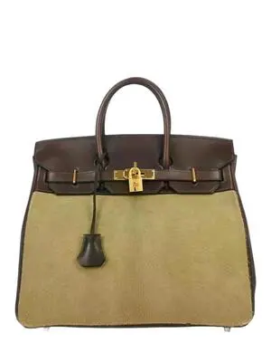 Hermès 2008 32 Haut À Courroies Troika Tote Bag - Brown