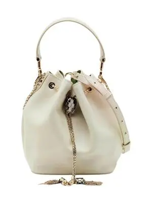 BVLGARI Serpenti Forever Drawstring Bucket Bag