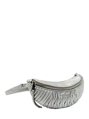 MIU MIU Matelassé Leather Belt Bag