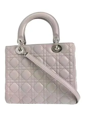 Dior Lady Cannage Handbag - Grey