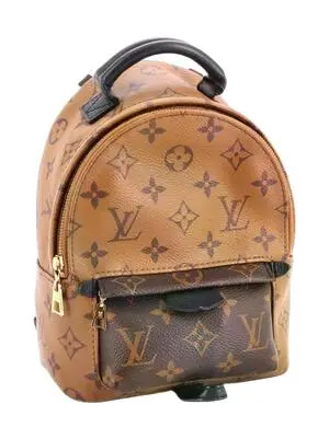 LOUIS VUITTON Palm Springs Reverse Monogram Canvas Mini Backpack - Brown