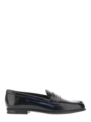 Church's Natalie' Fumé Polished Leather Loafers - Black