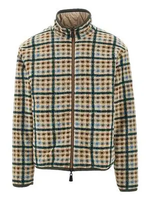 Moncler Moncler Grenoble Men Teddy Fabric Reversible Jacket Multicolor