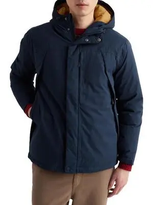 SEASALT CORNWALL Kastell Waterproof Hooded Coat - Maritime
