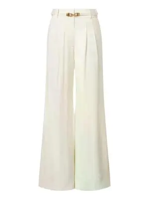 ZIMMERMANN Belted Wide-leg Trousers
