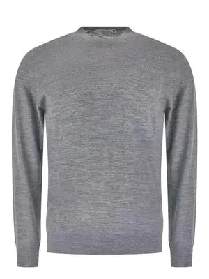 CUSTOMER LOVERS Crew-neck Virgin-wool Sweater - Grey